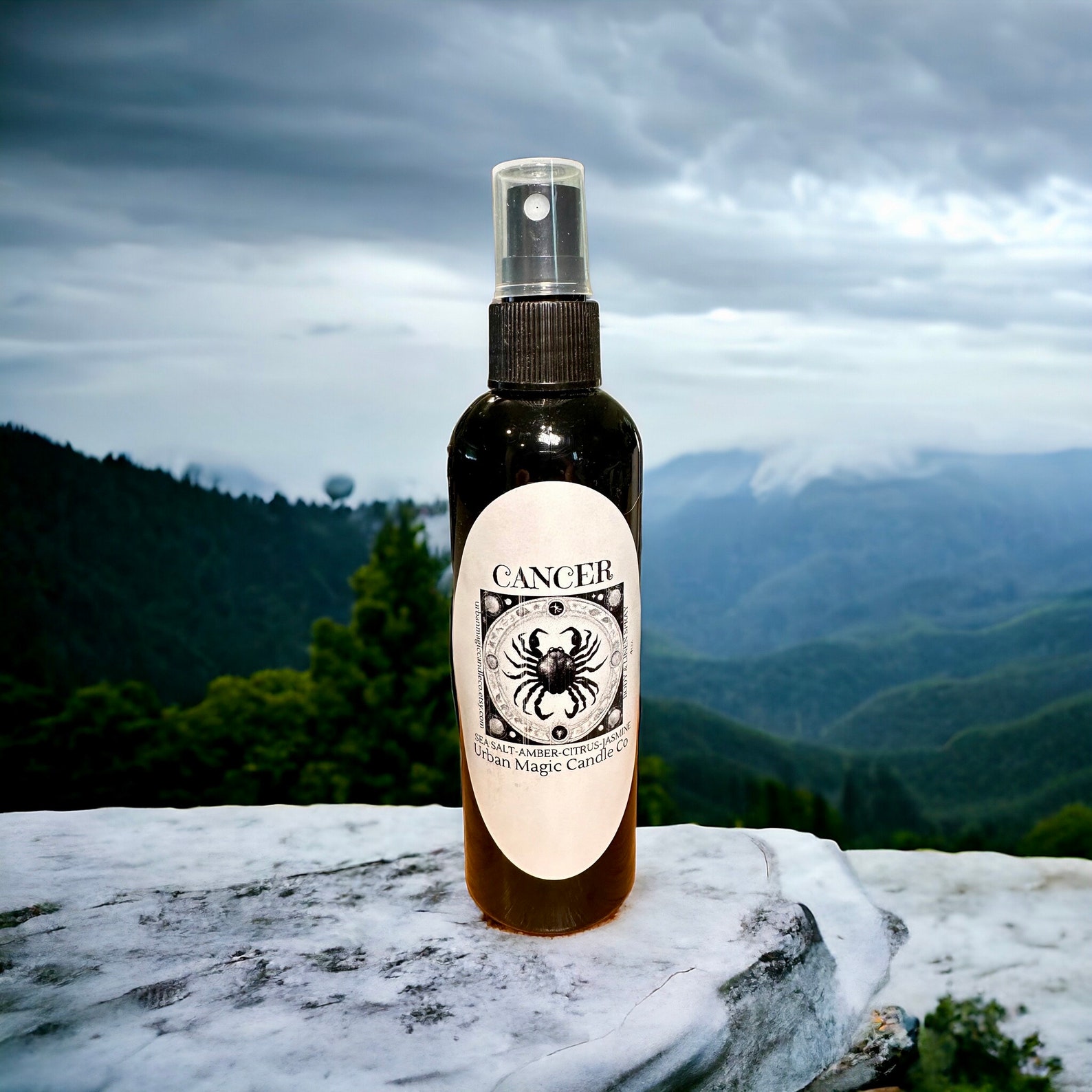 Zodiac Crystal Body Mist, Cancer Aura Body Spray, Luxury Pillow, Linen ...
