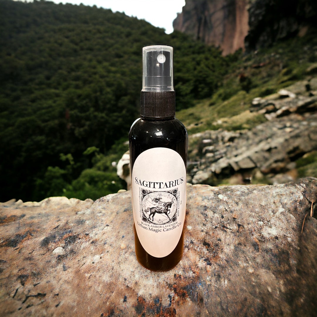 Zodiac Crystal Body Mist, Sagittarius Aura Body Spray, Luxury Pillow ...