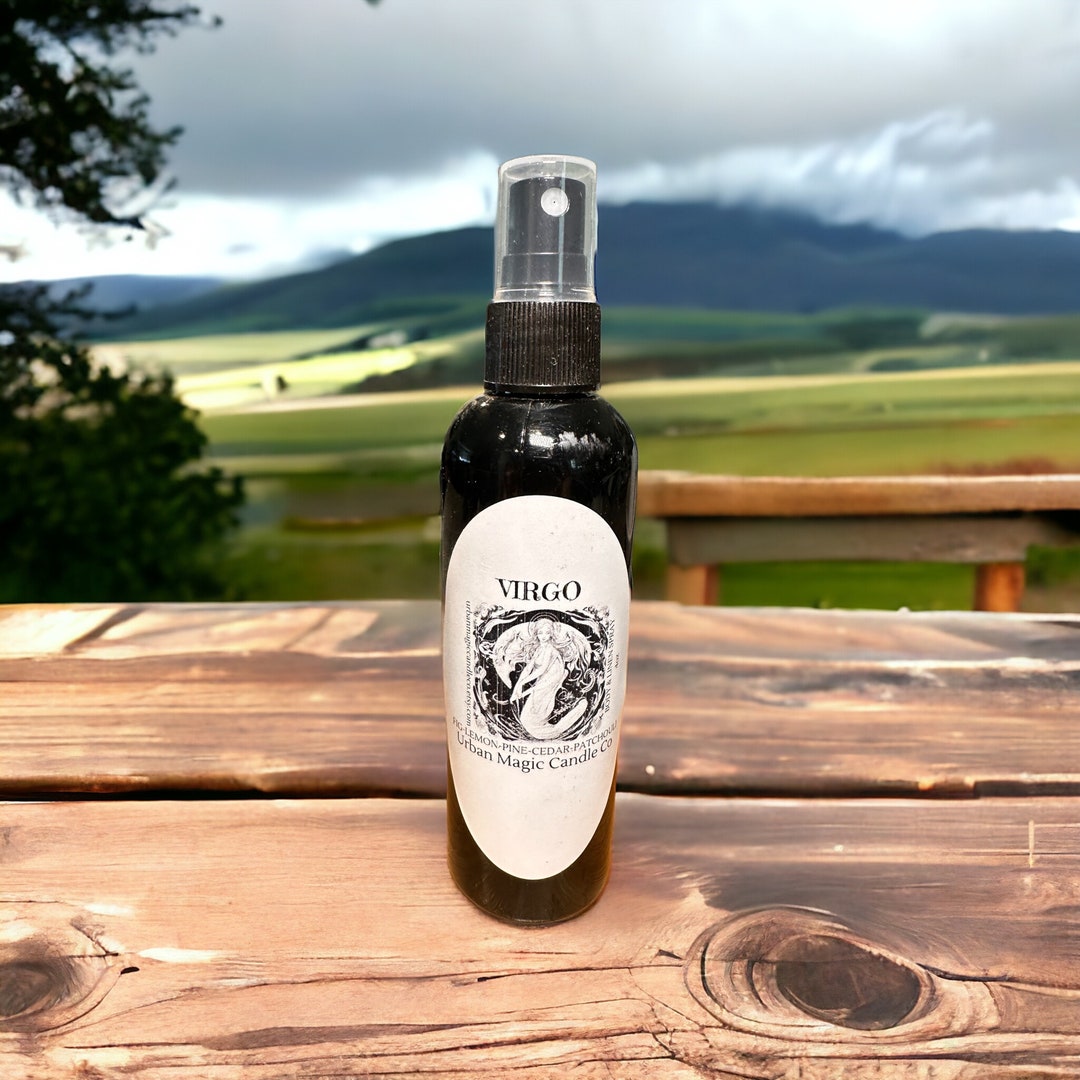 Zodiac Crystal Body Mist, Virgo Aura Body Spray, Luxury Pillow, Linen ...