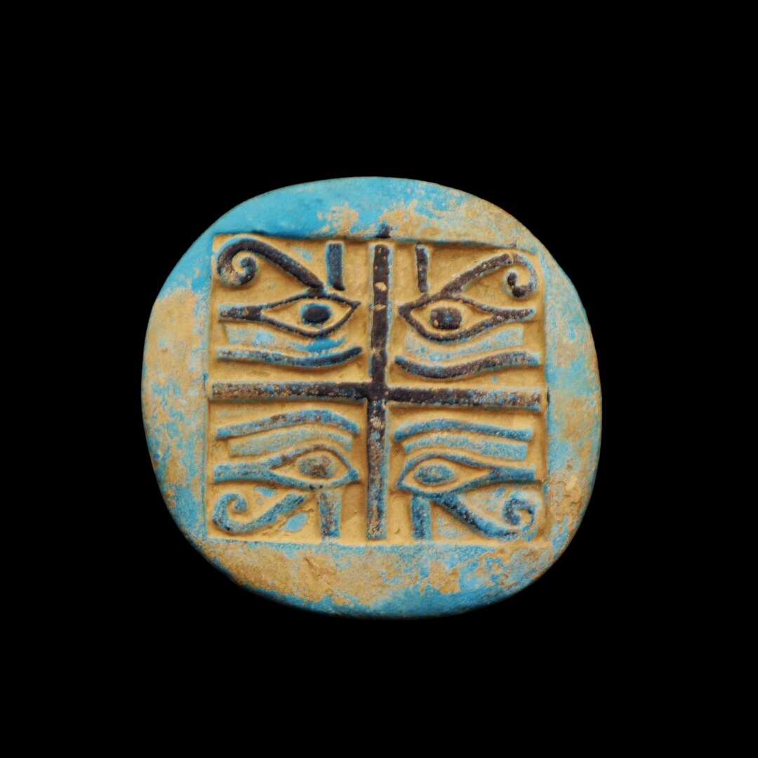 Rare Antique Stone Wadjet Eye of Horus Amulet "symbol of Protection ...