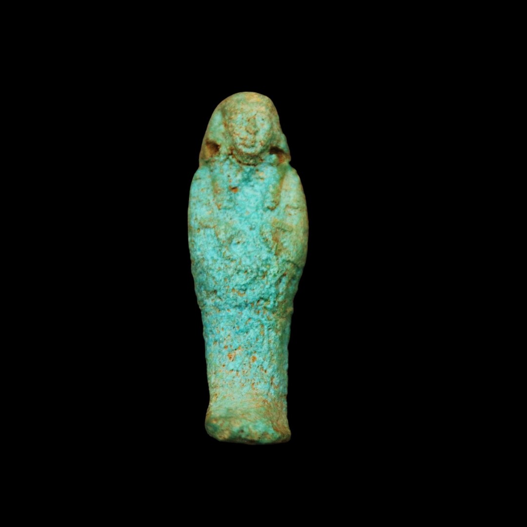 Funerary Ancient Egyptian Faience/stone Ushabti shabti Statuette ...