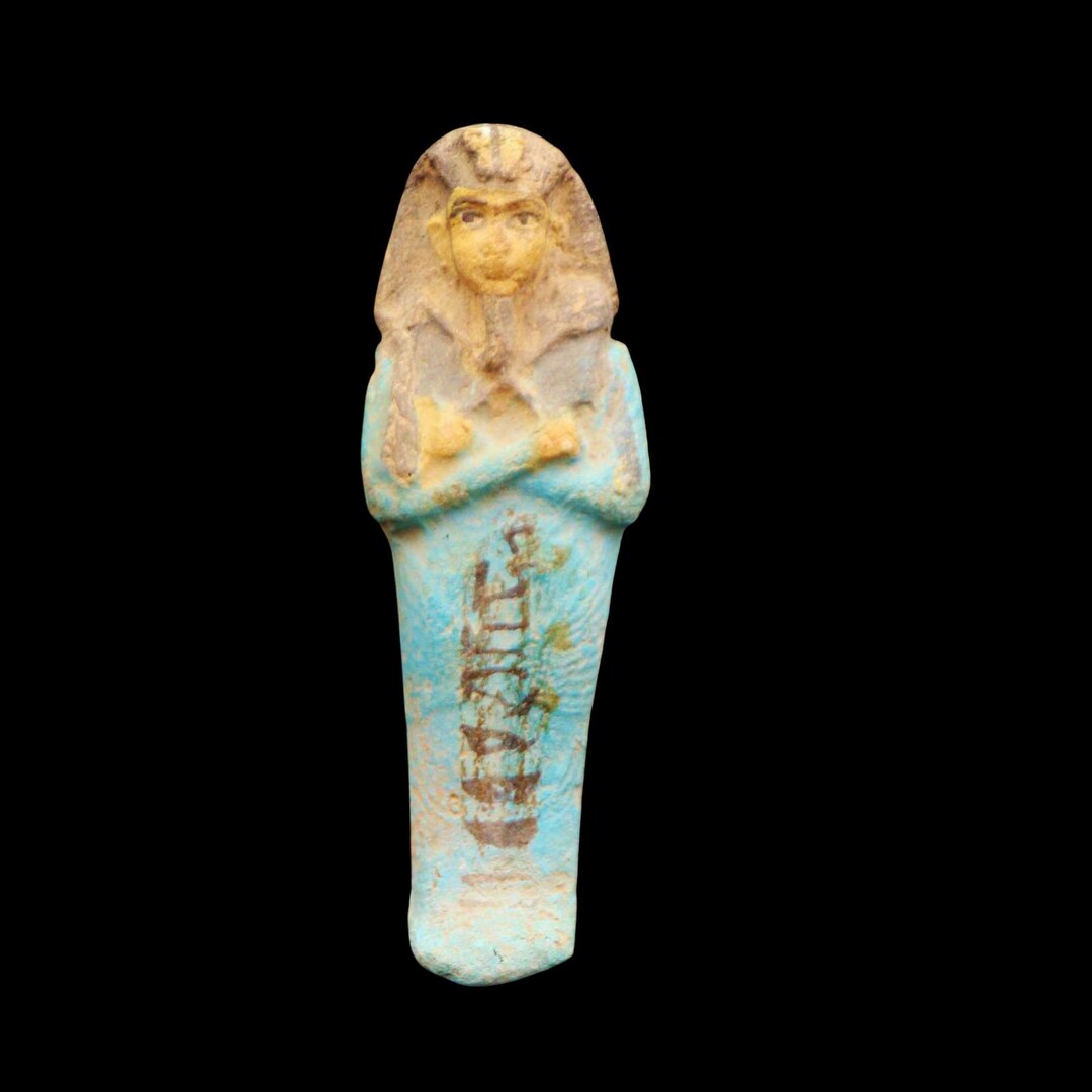 Large_rare Old Antique Egyptian Faience/stone Ushabti (shabti) Statue ...