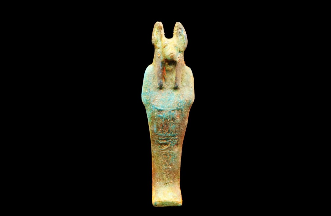 Funerary Antique of Ancient Egyptian Stone Ushabti shabti Statue Figure ...