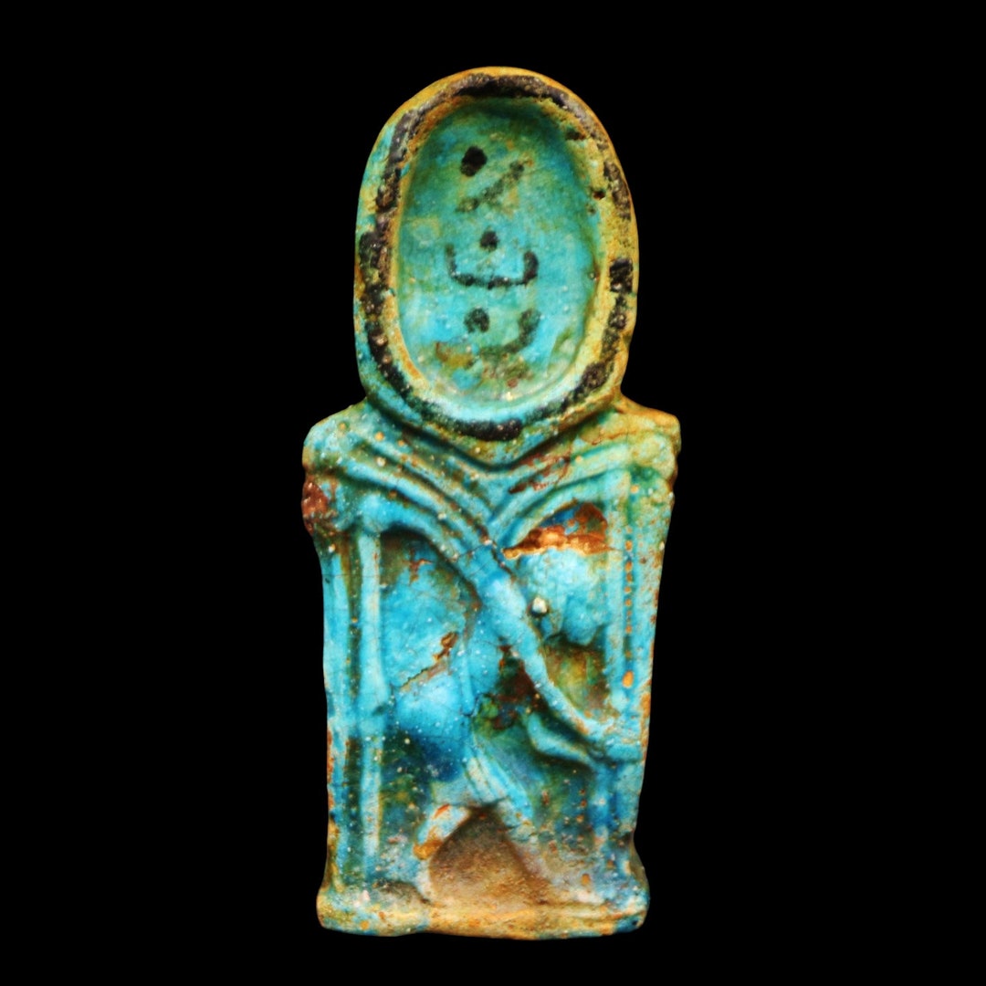 Rare Antique Stone/faience Amulet Statue Figurine of Ancient Egyptian ...