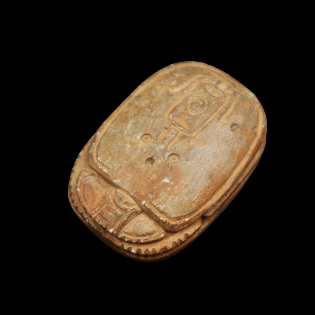 Unique Large Antique Egyptian Stone Scarab (kheper) Beetle Amulet ...