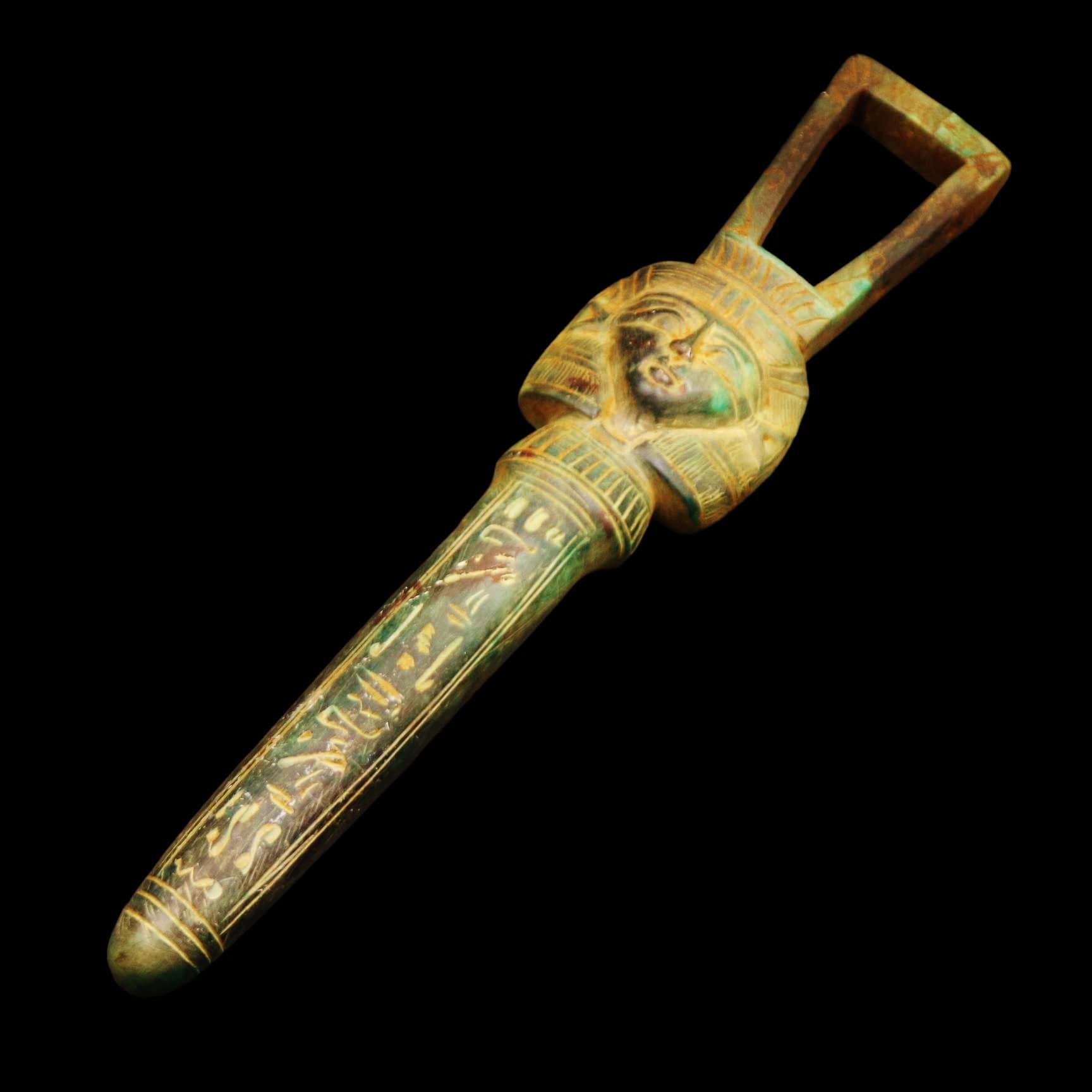 Authentic Antique Egyptian Stone Sistrum Shaped With the Name of King ...