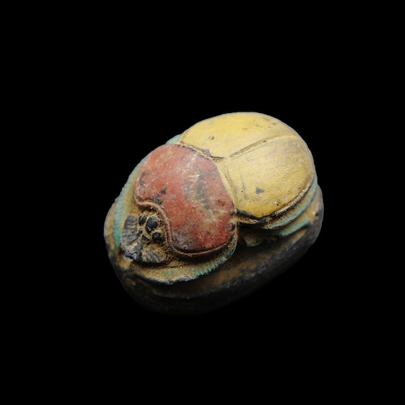 Art & Collectibles Collectibles Antique Egyptian Stone Scarab Beetle ...