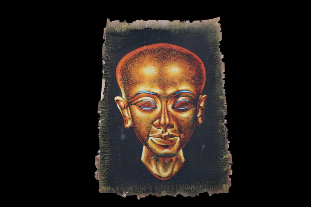 RARE Antique Egyptian Handmade Authentic OLD Papyrus Art Painting (17 ...