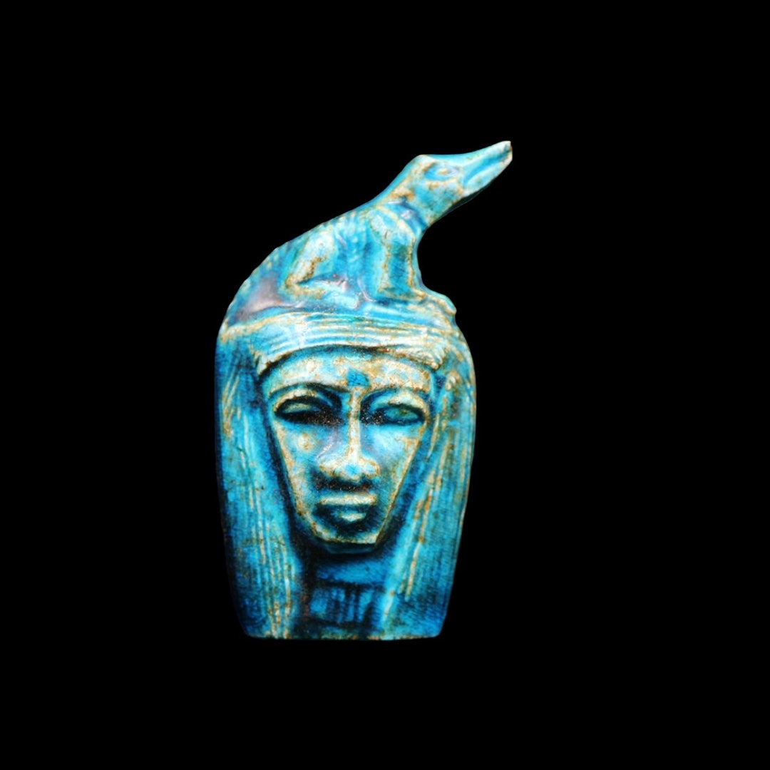 Rare Antique of Ancient Egyptian Large Glazed Stone/faience Amulet - Etsy