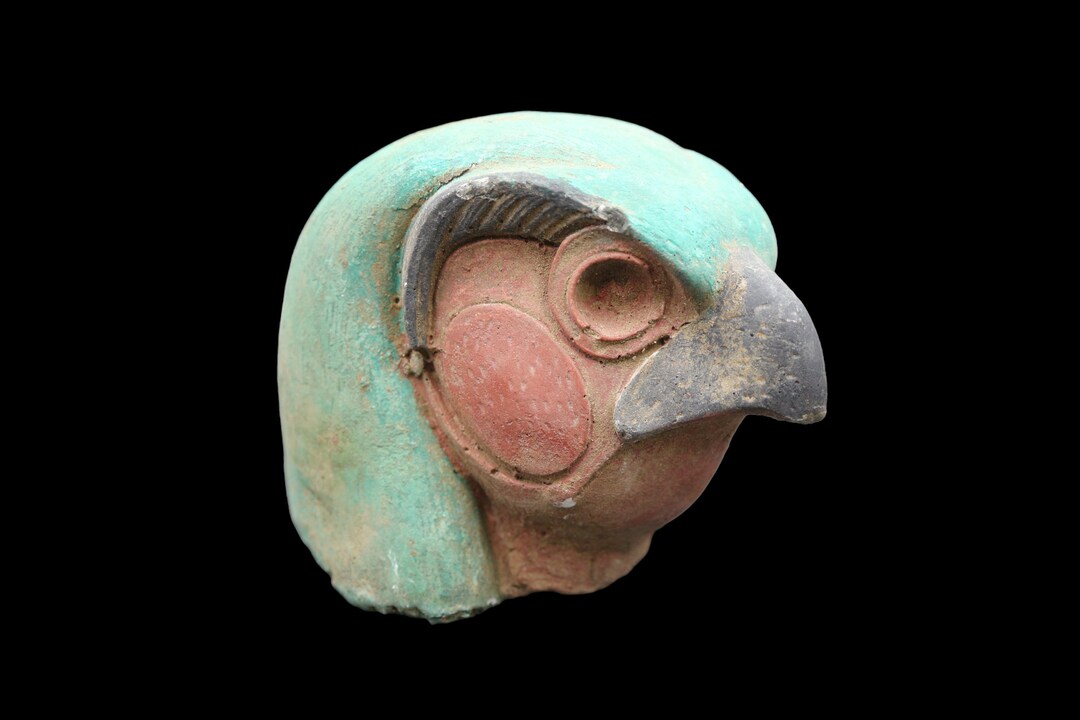 Large Rare Antique Egyptian STONE Falcon Horus Bust Mask - Etsy