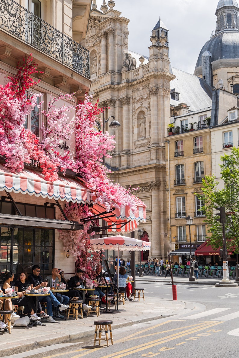 Blooms at Rue Mahler VERTICAL | Photo Print | Travel Photography ...