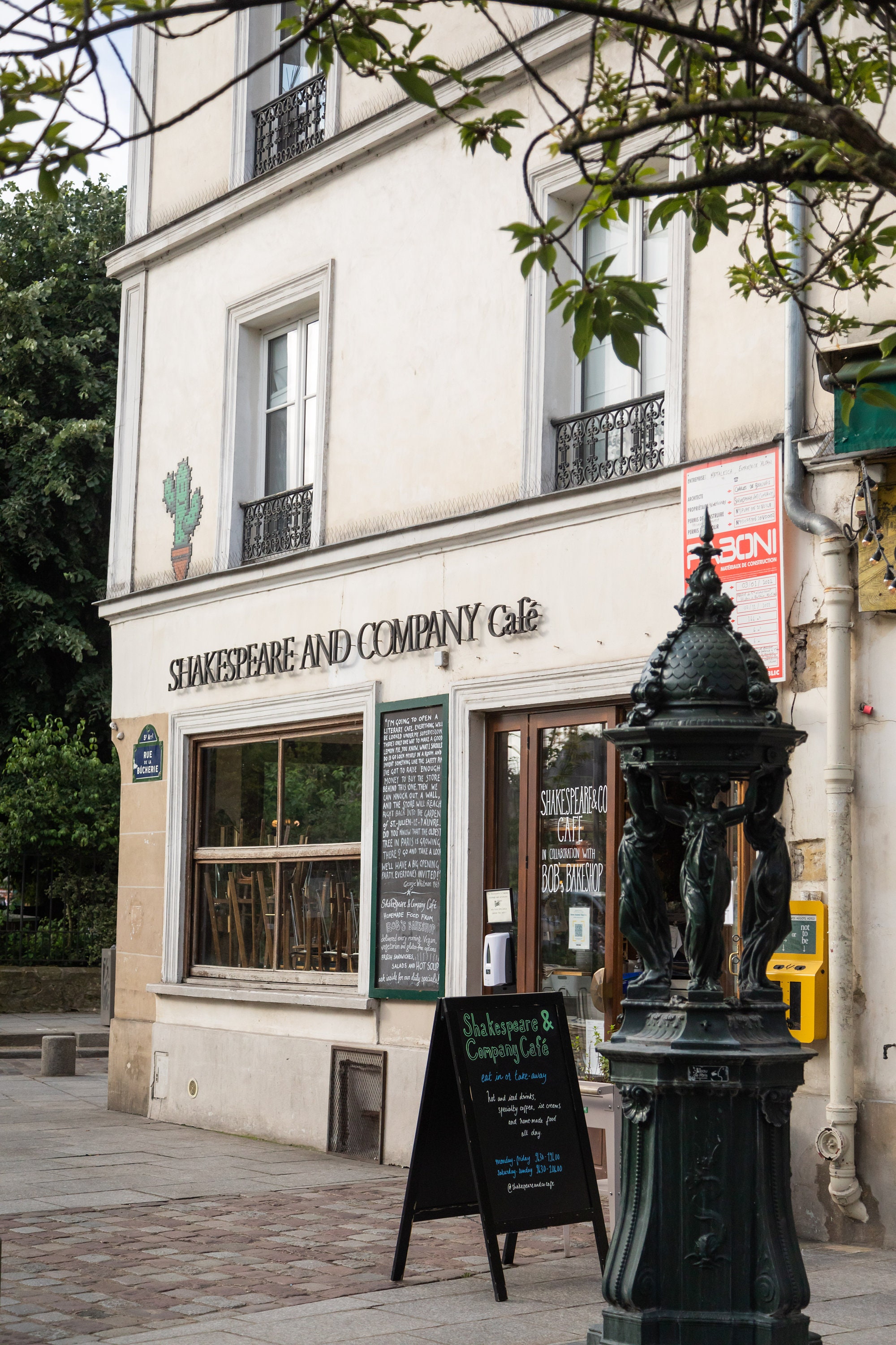 Shakespeare Cafe SQUARE | Photo Print | Left Bank | Travel Photography ...