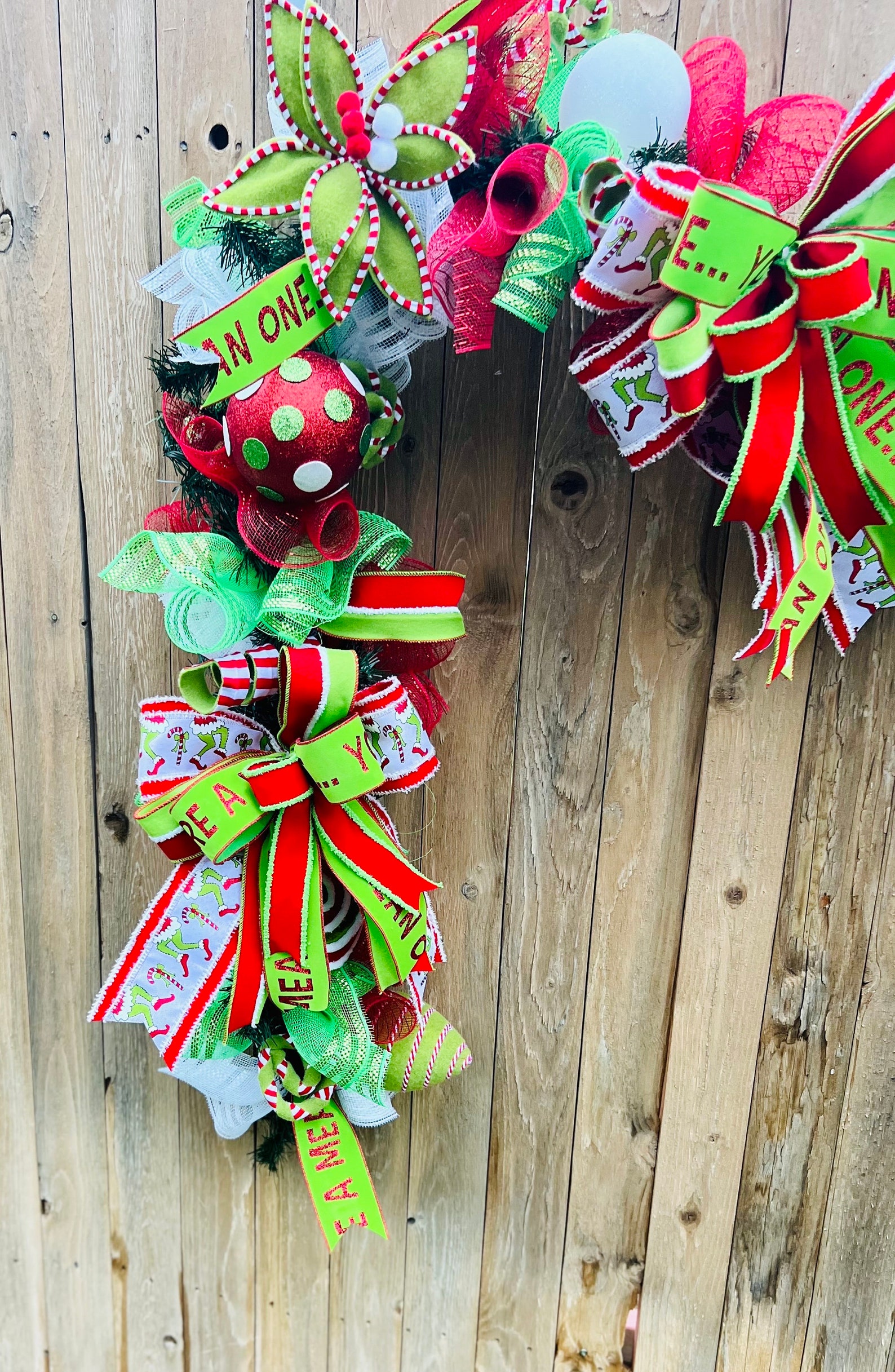 Green Monster Door Garland, Green Monster Fireplace Garland, Whimsical ...