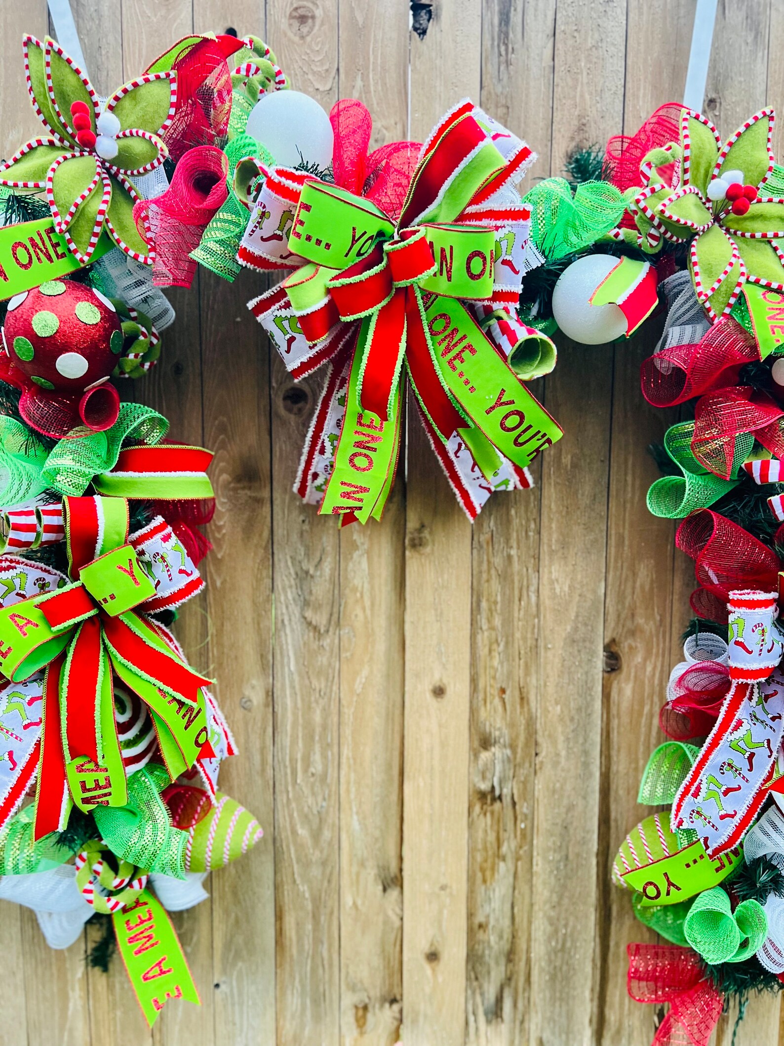 Green Monster Door Garland, Green Monster Fireplace Garland, Whimsical ...