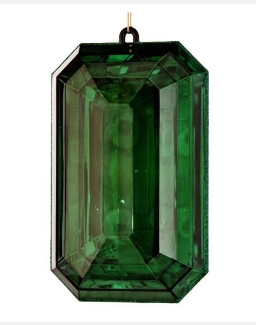 Emerald Green Jewel 9 Inch Shatterproof Ornament - Etsy