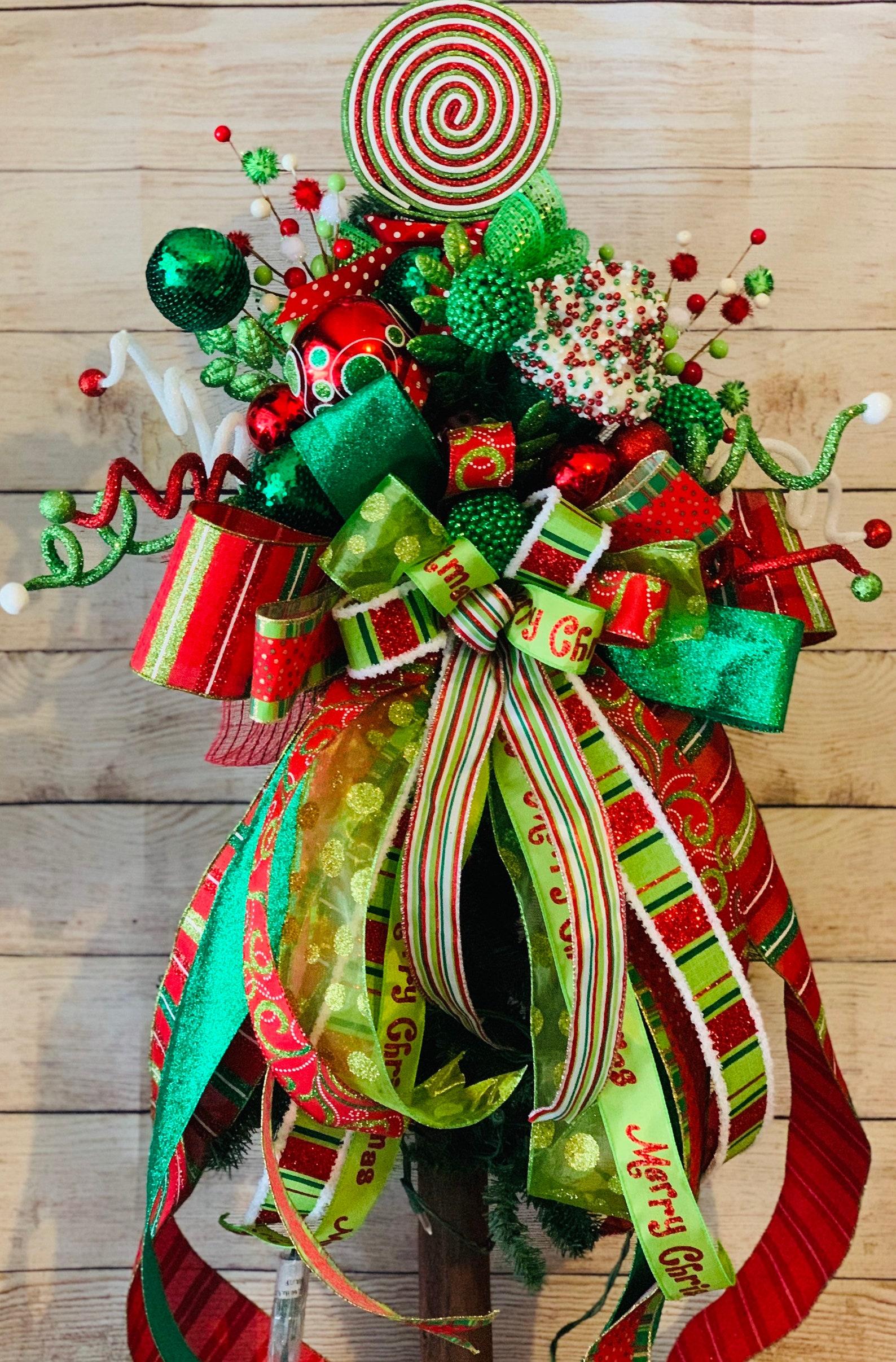 Whimsical Christmas Tree Topper Christmas Tree Topper - Etsy