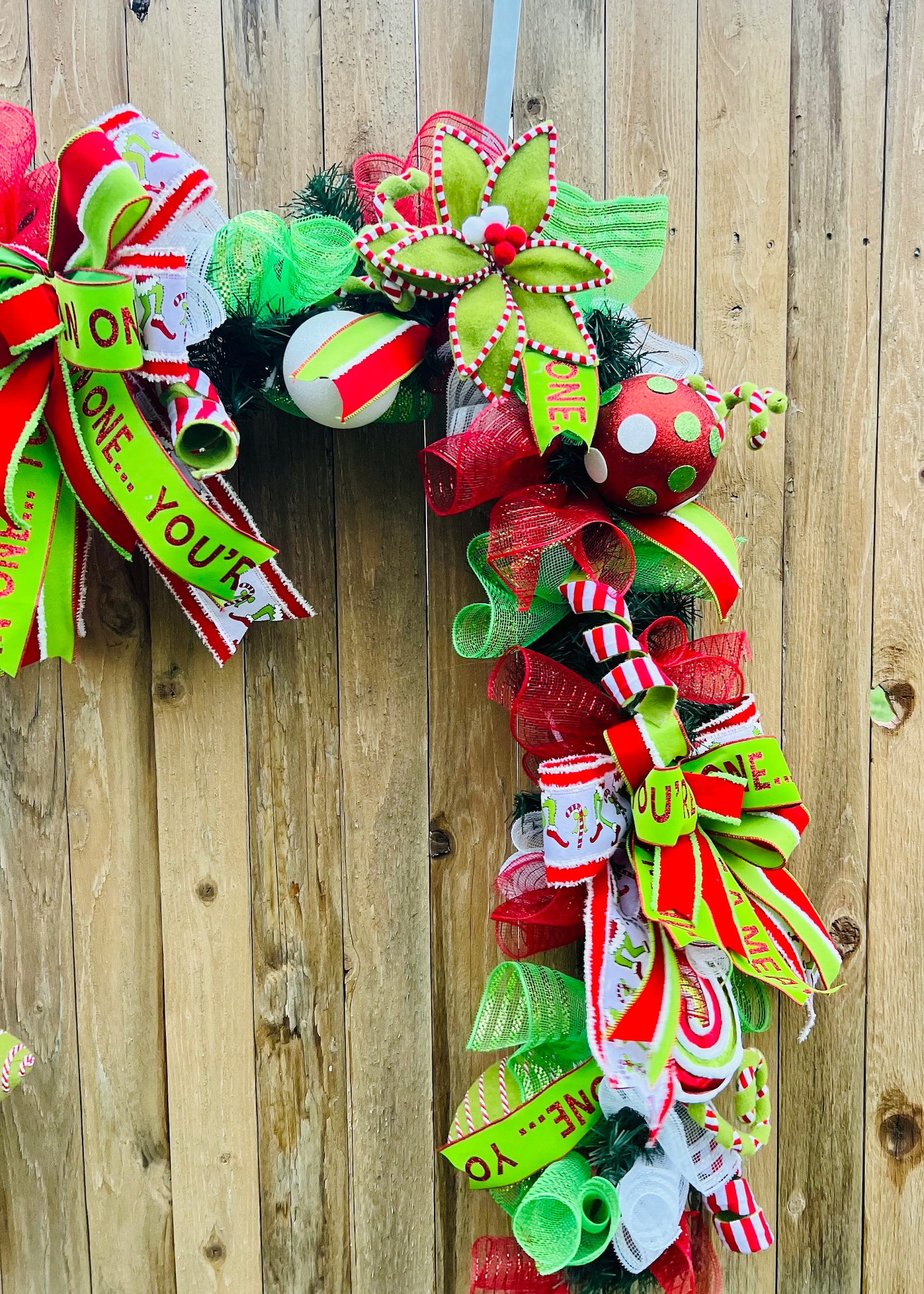 Green Monster Door Garland, Green Monster Fireplace Garland, Whimsical ...