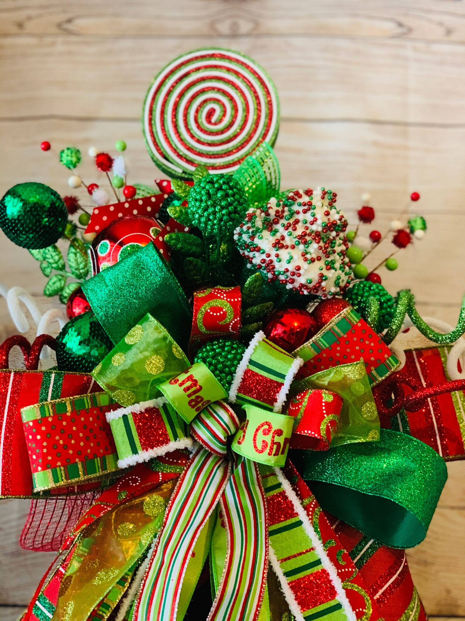 Whimsical Christmas Tree Topper Christmas Tree Topper | Etsy