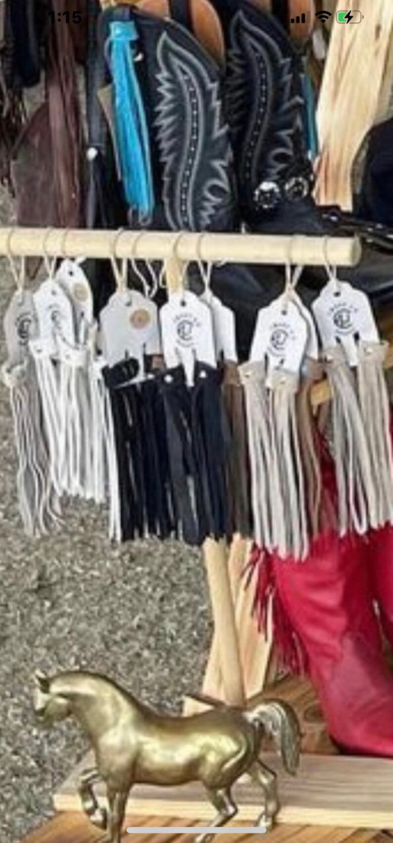 Boot Tassels = Made for You!! Leather in Different Colors and Charms ...