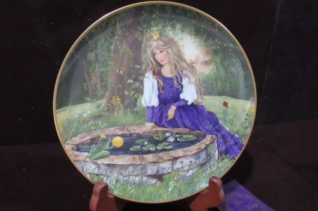 Collectable Plates Rapunzel by GEHM and the King Frog by G. Neubacher ...