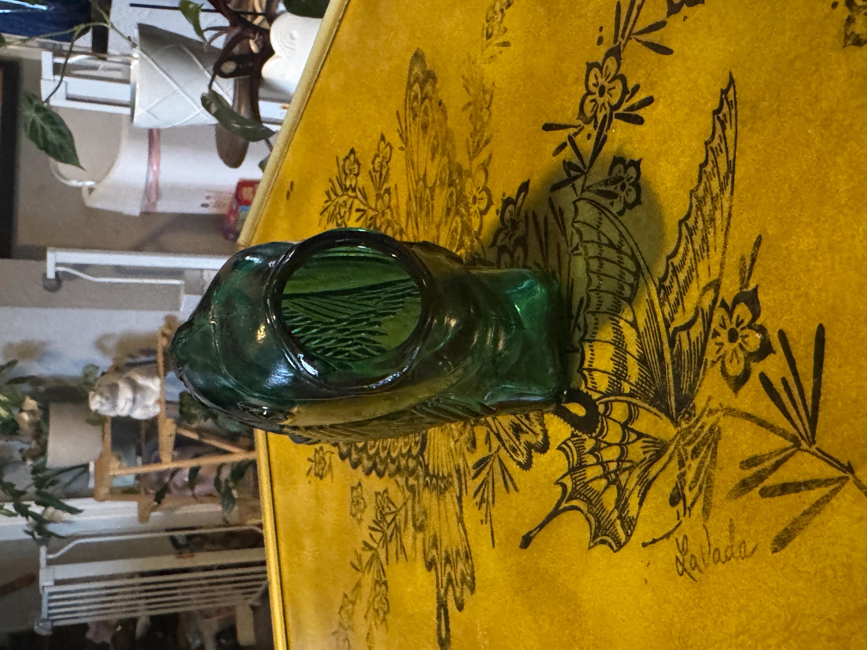 Vintage Green Glass Fish Decanter/vase – Mid-century Coastal Decor - Etsy