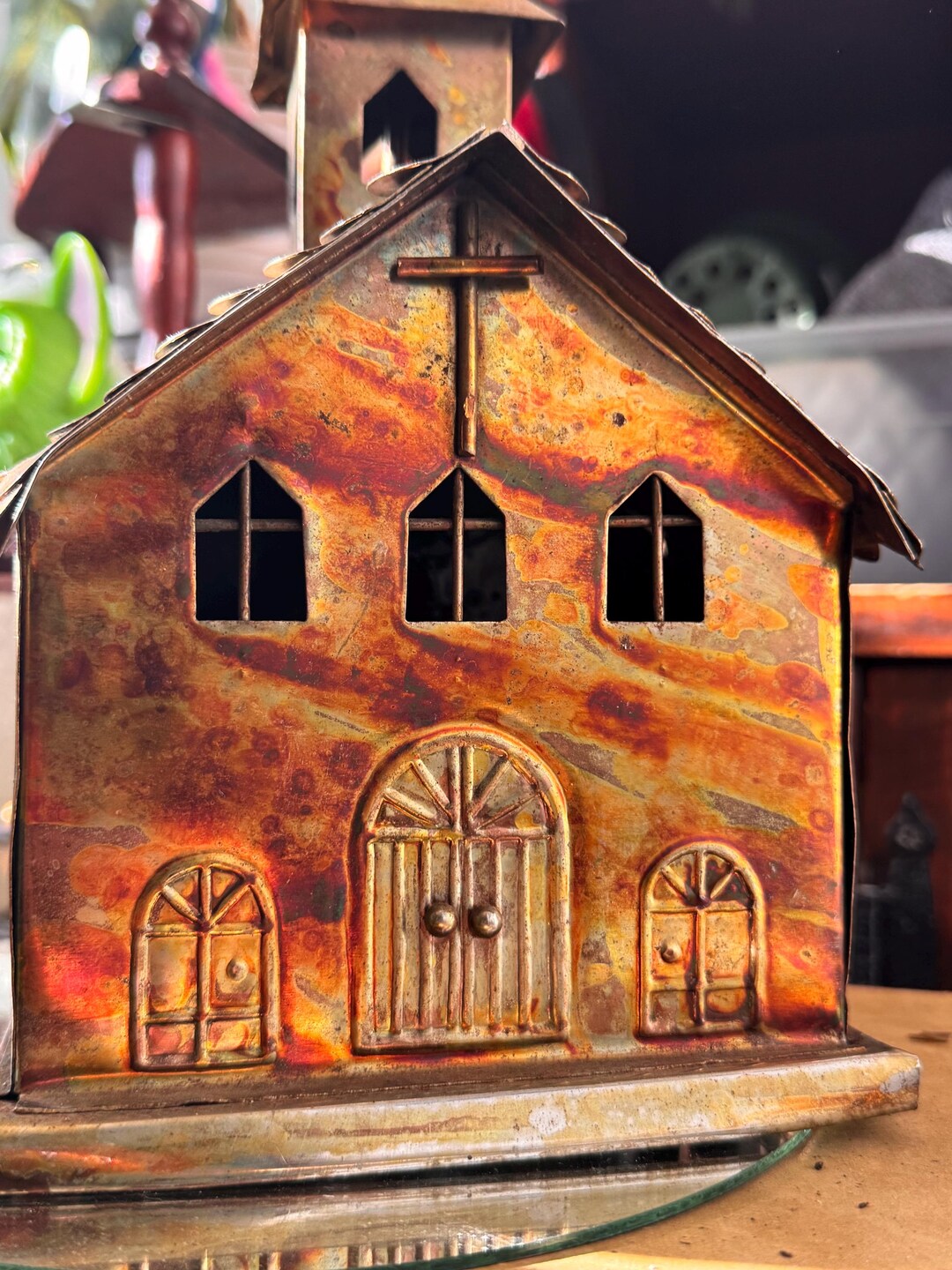 Berkeley Designs Tin Metal ( Vintage Brass/copper Toned) Church Music ...