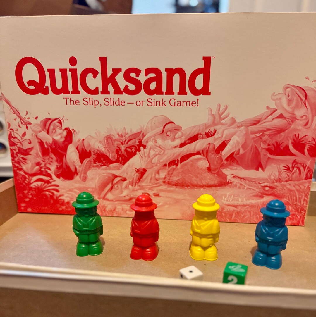 1989 Quicksand Board Game: Parker Brothers Jungle Adventure - Etsy
