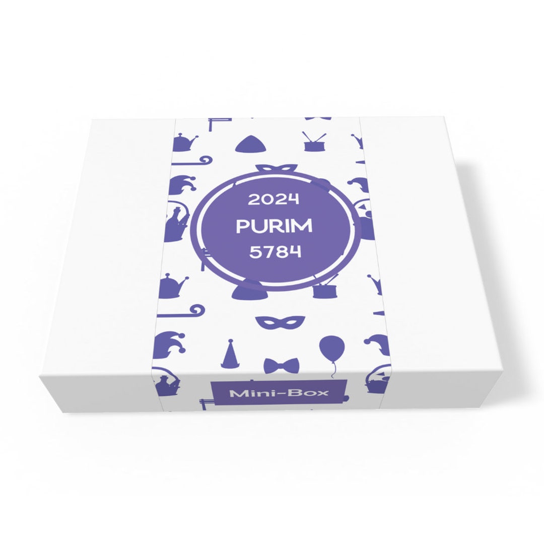 Purim Gift Mishloach Manot Purim Box for Toddlers With Sweets and ...