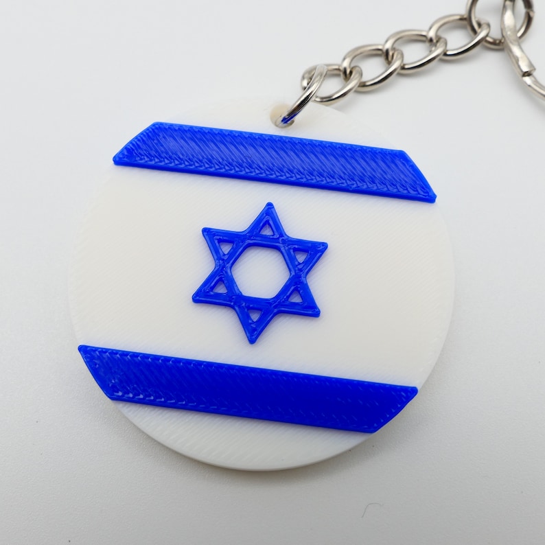Solidarity With Israel: Handmade Israel Flag Keychains - Etsy UK