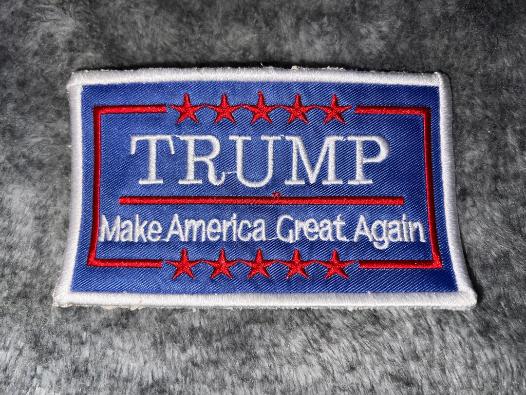 Donald TRUMP MAGA Large Patch Stitched 4.5 X 3 - Etsy
