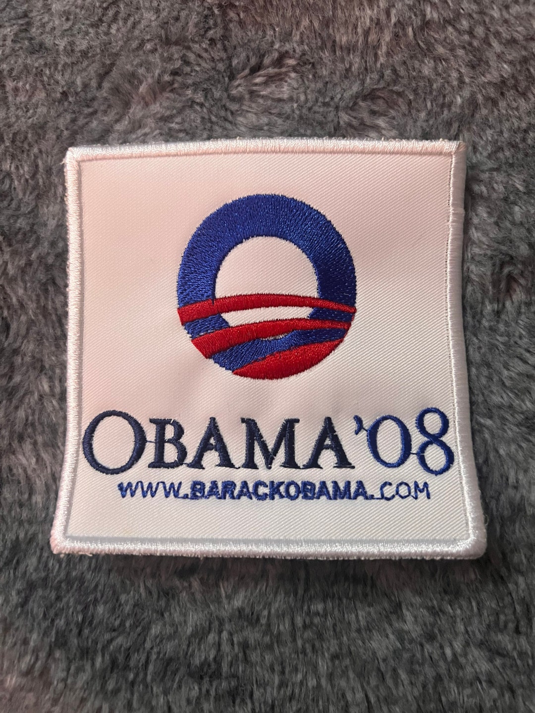 BARACK OBAMA 2008 Campaign Logo Large Patch Stitched 4 X 4 - Etsy