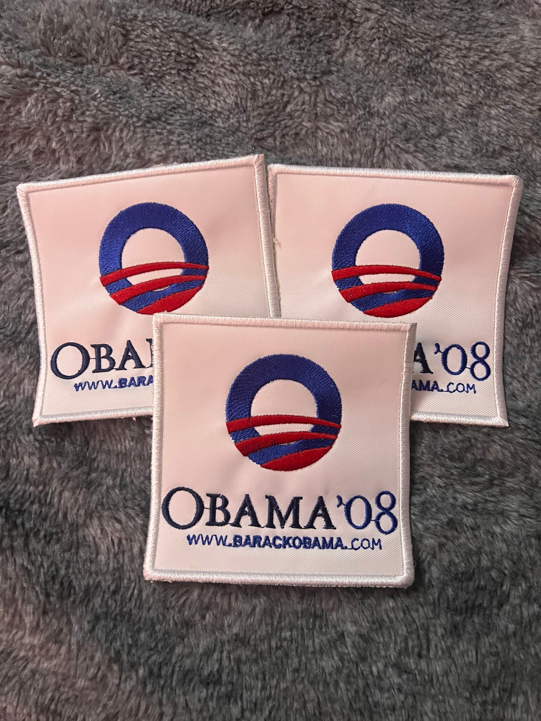 BARACK OBAMA 2008 Campaign Logo Large Patch Stitched 4 X 4 - Etsy