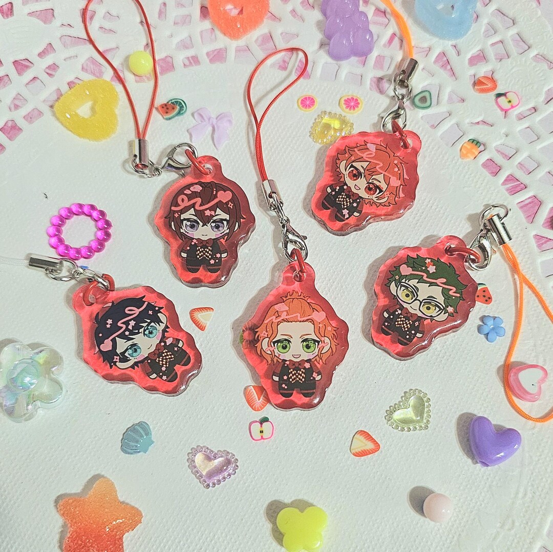 TWST | Twisted Wonderland Birthday Nui Mini Epoxy Acrylic Phone Clasp ...