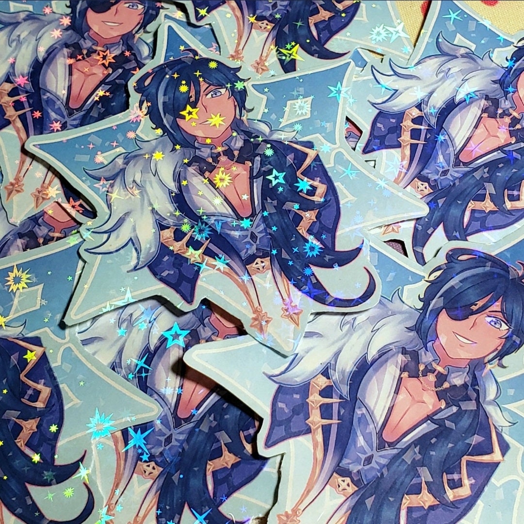 Monstadt Characters - Genshin Impact Holo Stickers - Etsy