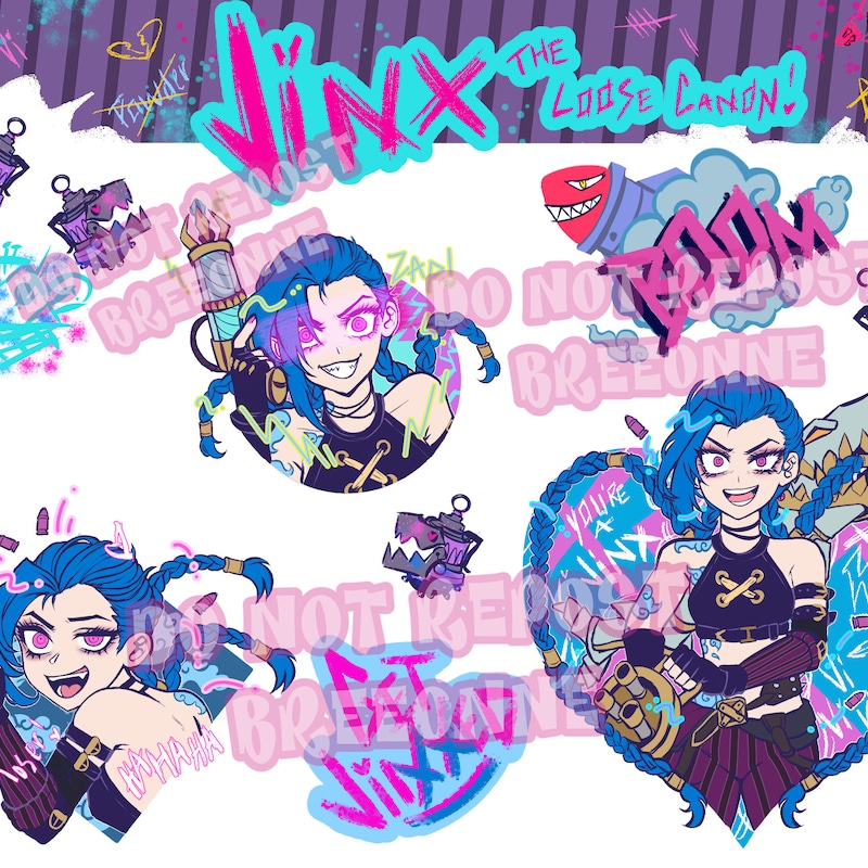 Jinx Sticker - Etsy