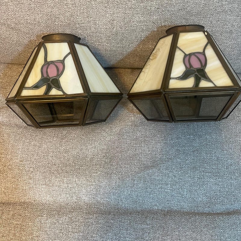 Stained Glass Sconce - Etsy