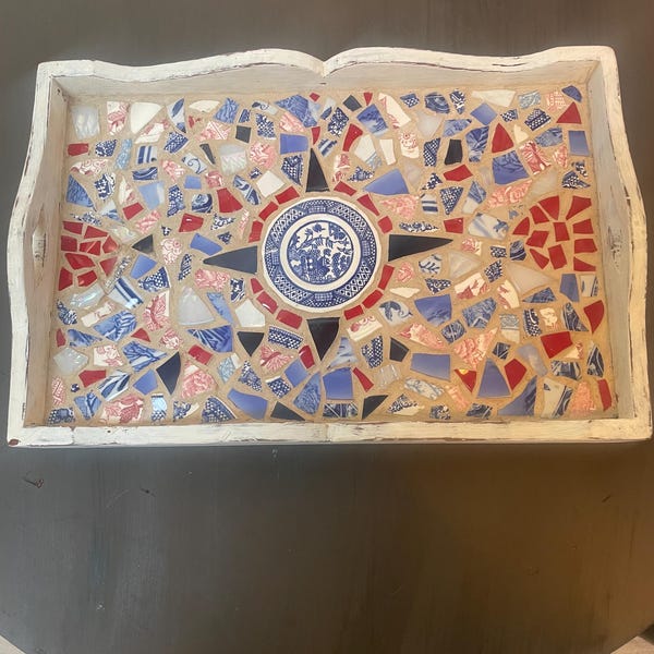 Broken China Tray - Etsy