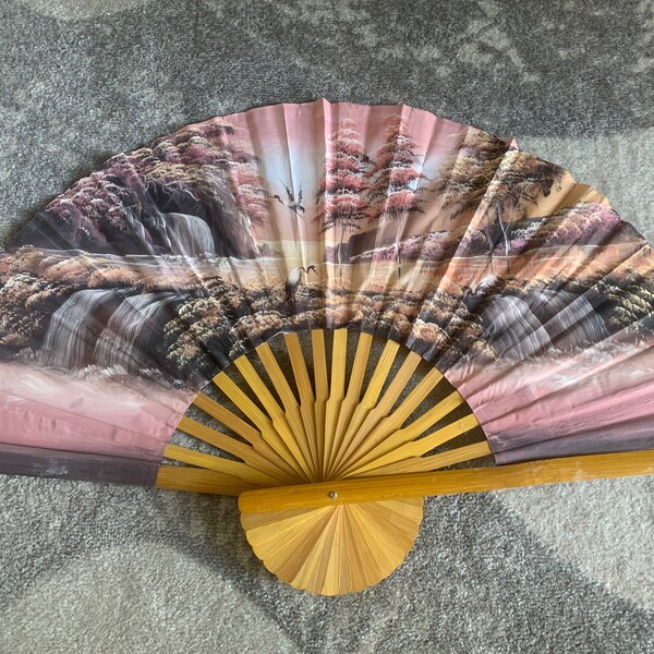 Hand Painted Fan - Etsy
