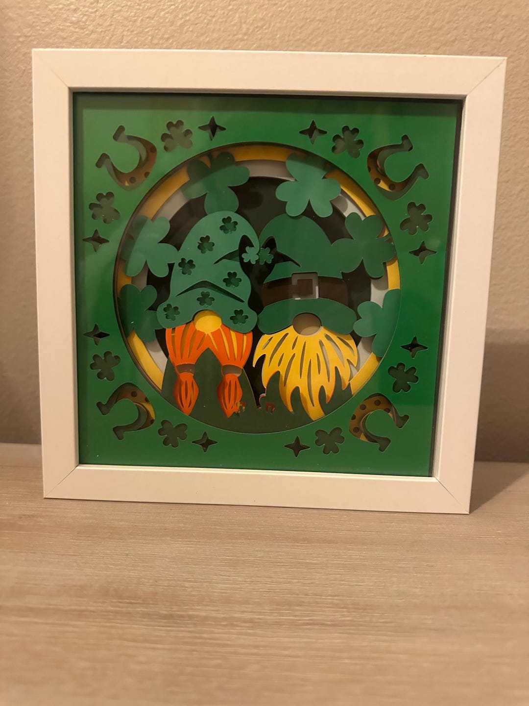 Irish Gnomes 3D Shadow Box - Etsy
