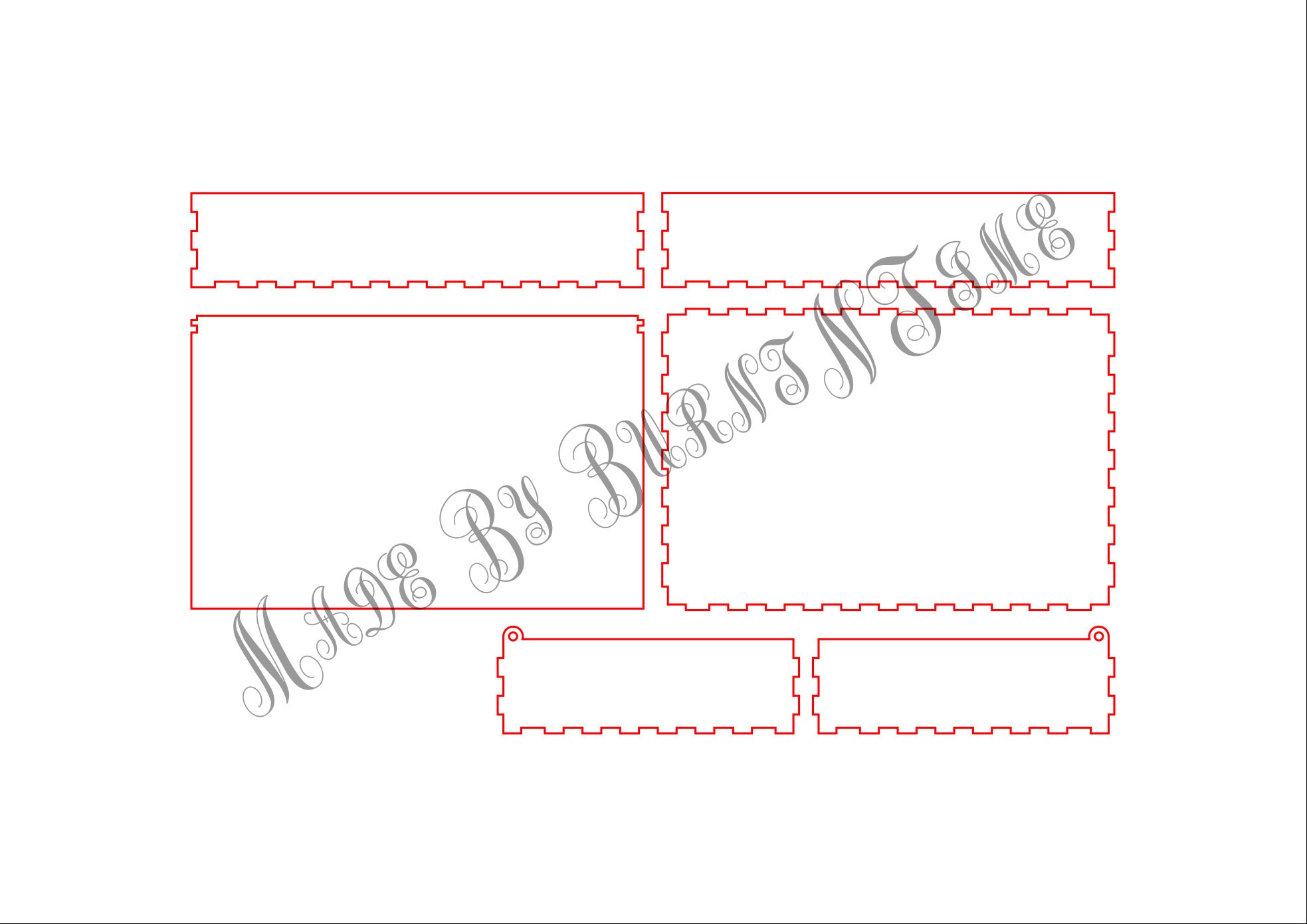Hindged Box .SVG Laser File - Etsy