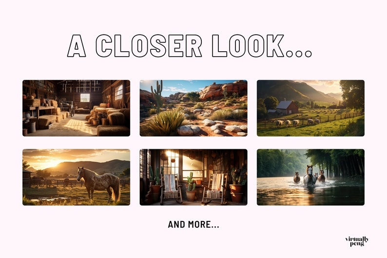 20 Western Zoom Virtual Background Cowboy Ranch Wild West - Etsy Australia