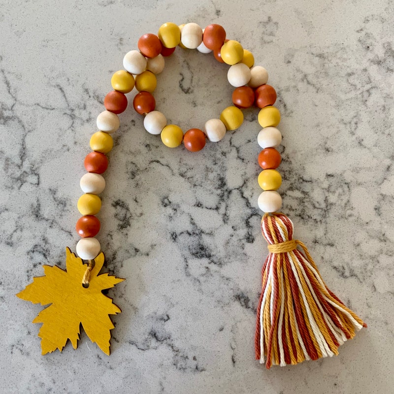 Fall Bead Garland - Etsy