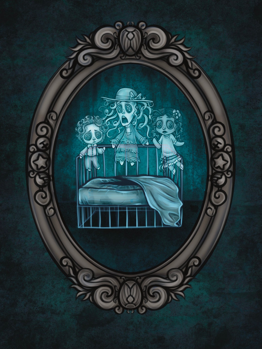 Coraline Ghost Children Print. - Etsy