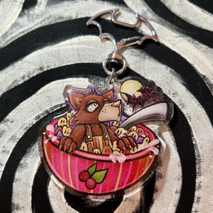 Monster Cereal Keychains / Acrylic Charms. - Etsy