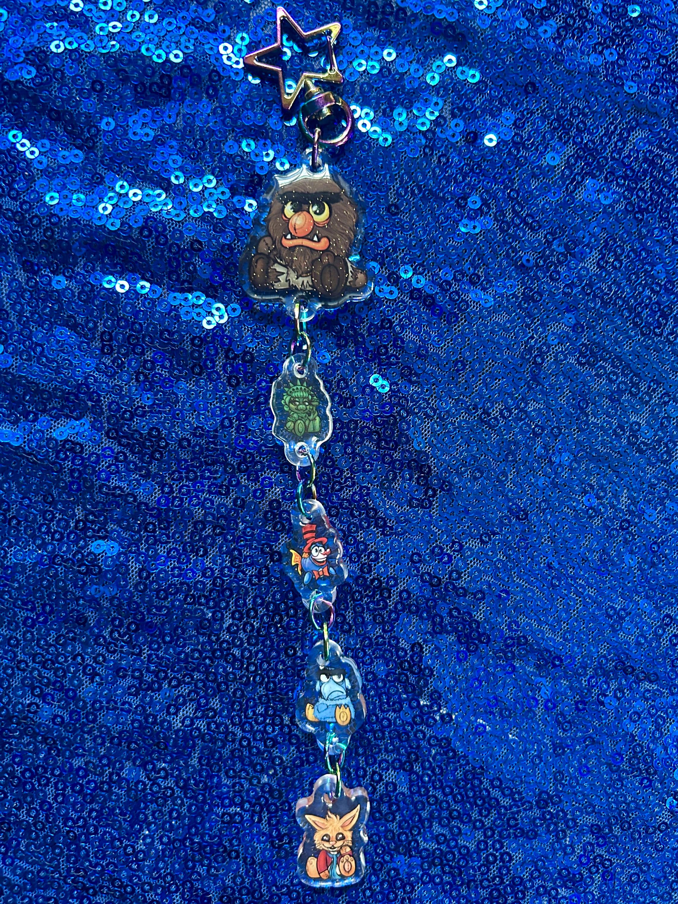 Muppety / Fraggle / Emmet Otter Chain Charms. - Etsy