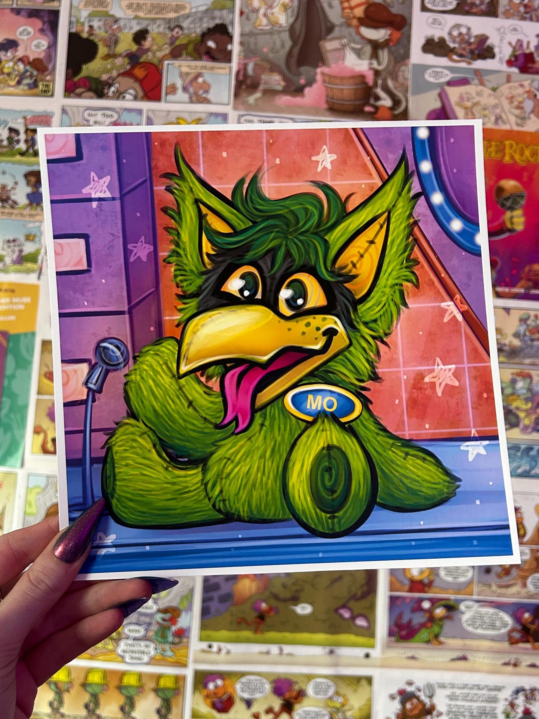 Mo Frackle Muppets Print. - Etsy