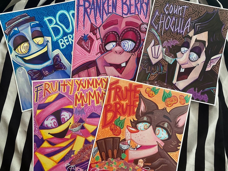 Monster Cereal Print Bundles. - Etsy