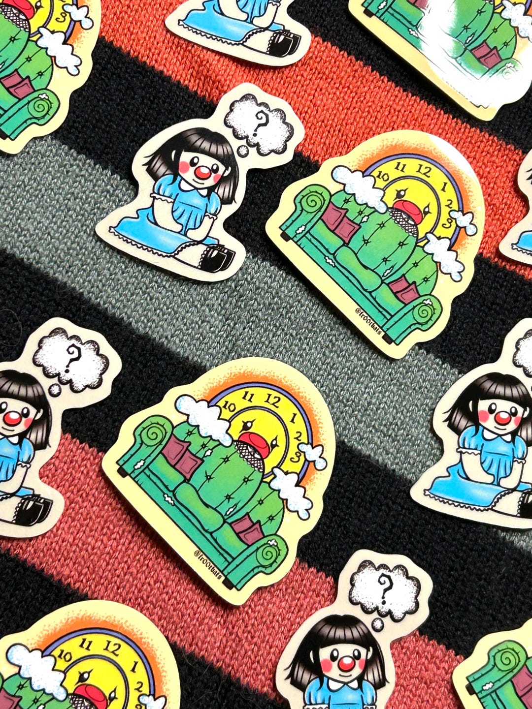Big Comfy Couch Mini Sticker Set. - Etsy