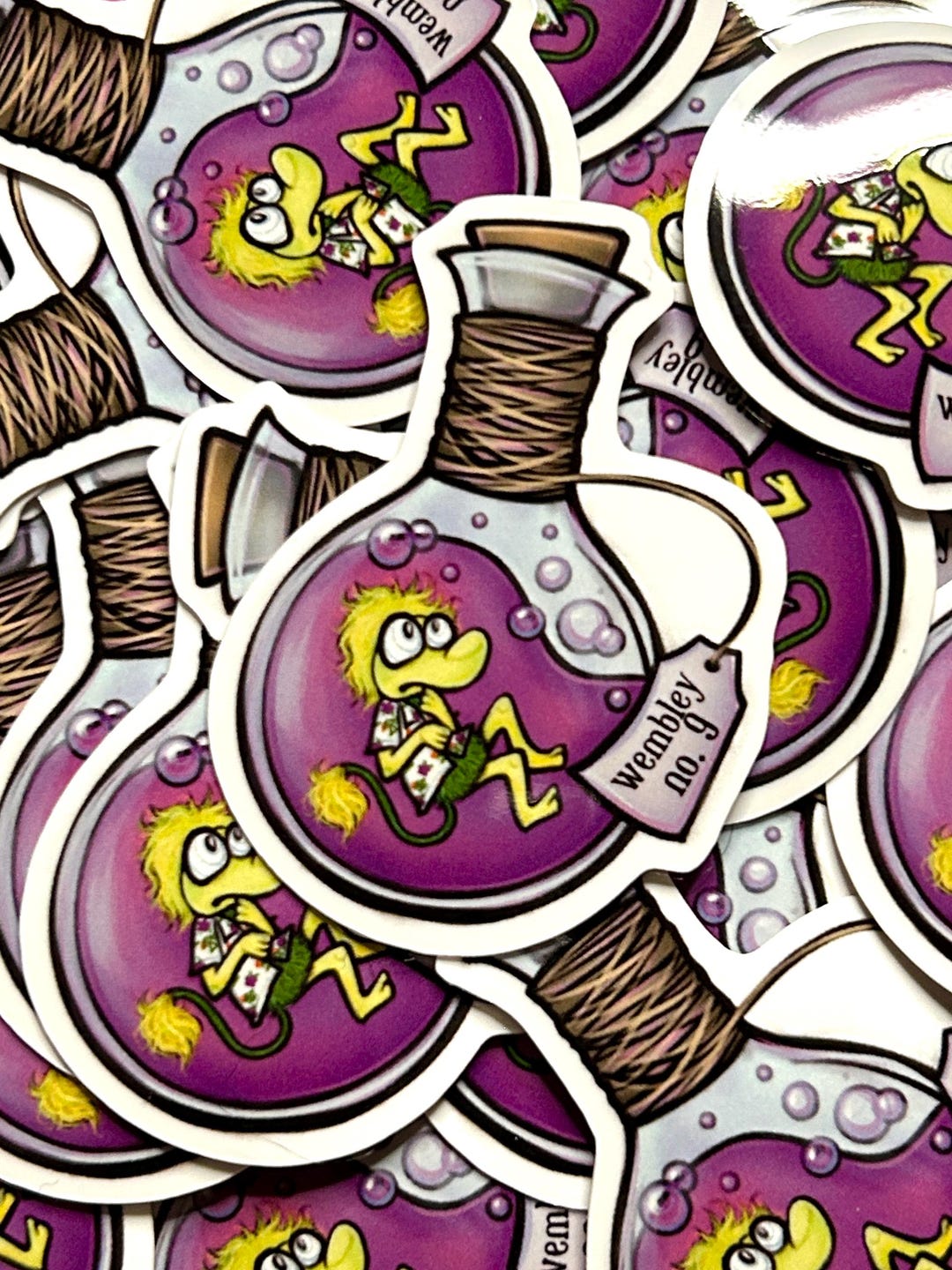 Wembley No.9 Fraggle Rock Sticker. - Etsy