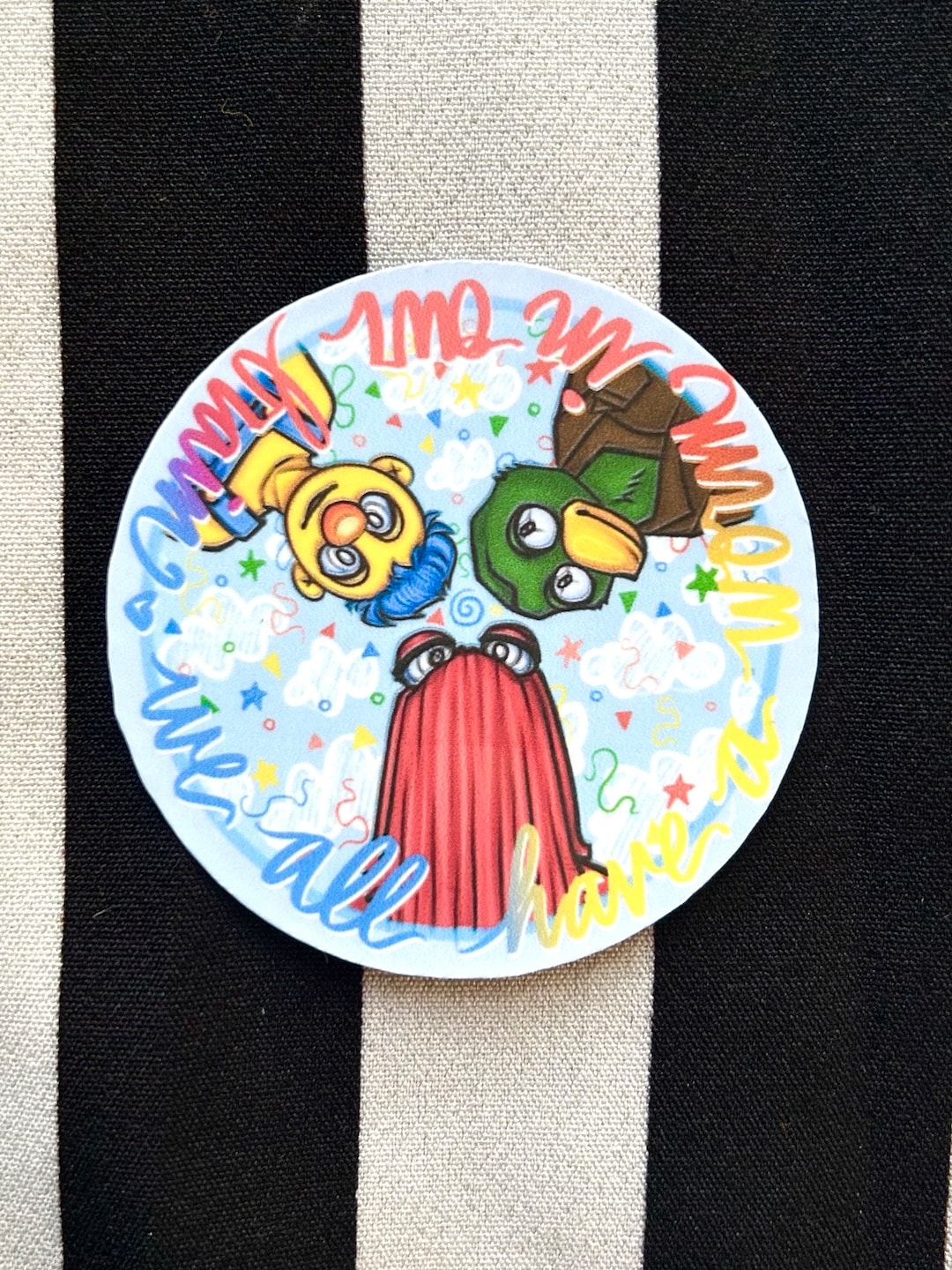 Dhmis Worm Brain Sticker. - Etsy